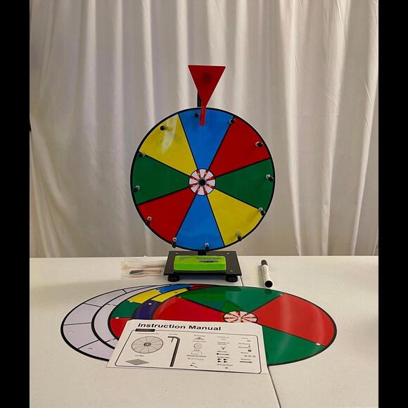 Toys | 12 5 In 1 Tabletop Prize Wheel Spinner | Poshmark